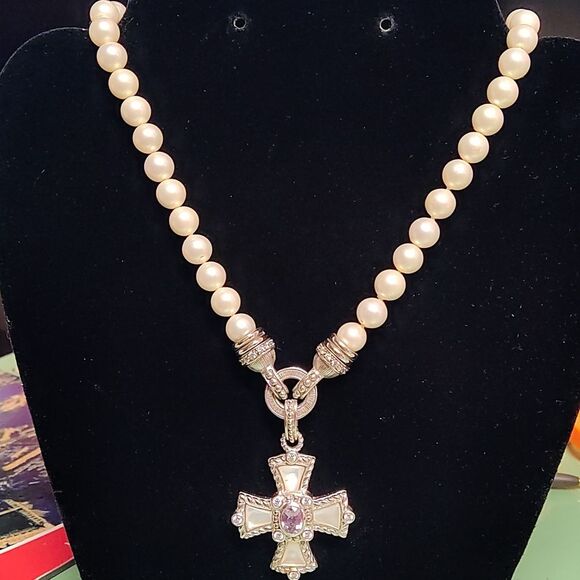 Judith Ripka | Jewelry | Judith Ripka Sterling Pearl Amethyst Cz ...